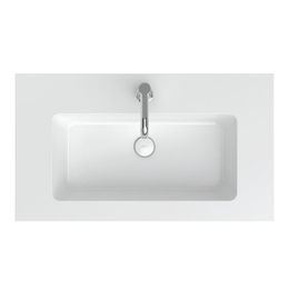 neoro n50T46 edge ultraflacher M&ouml;belwaschtisch B: 80,5 T: 46 cm, BN0055WH,
