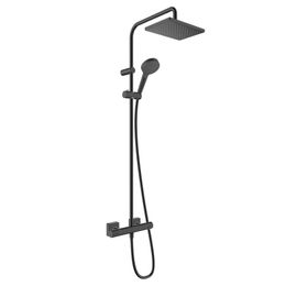 Hansgrohe Vernis Shape Aufputz-Duschsystem mit Thermostat, 26097670,