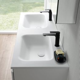 rivea Dia ultraflacher M&ouml;belwaschtisch B: 141 H: 14,2 T: 51,5 cm, BR0081WM,