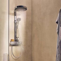 Hansgrohe Rainfinity Aufputz-Duschsystem mit Thermostat, 26853000,