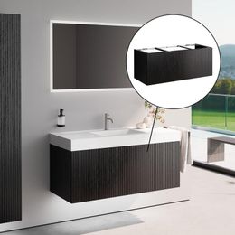 neoro n50 stripes Unterschrank B: 120 cm mit 1 Auszug, BN0489BBO,