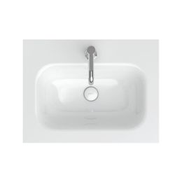 neoro n50T46 soft ultraflacher M&ouml;belwaschtisch B: 60,5 T: 46 cm, BN0058WH,
