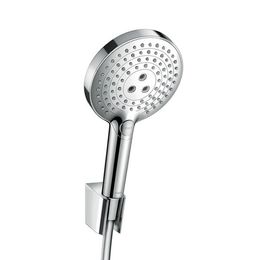 Hansgrohe Raindance Select S Brausegarnitur mit Halter, 3 Strahlarten, 26701000,