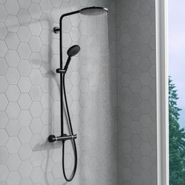 Hansgrohe Raindance Select S Aufputz-Duschsystem mit Thermostat, 27633670,