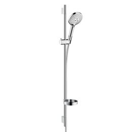 Hansgrohe Raindance Select S Brausegarnitur mit Stange und Ablage, 3 Strahlarten, 26631000,
