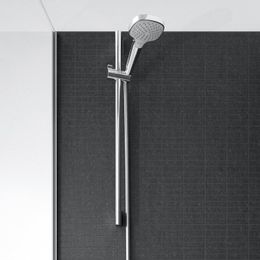 Hansgrohe Croma Select E Brausegarnitur mit Stange, 3 Strahlarten, 26583400,