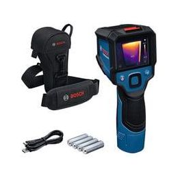 Bosch Akku-W&auml;rmebildkamera GTC 12V-450-13 Professional, Thermodetektor blau/schwarz, ohne Akku und Ladeger&auml;t, in Werkzeugtasche
