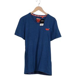 Superdry T-Shirt Herren Größe XXL Second Hand blau