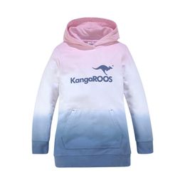 Kangaroos Sweatshirt M&auml;dchen Gr&ouml;&szlig;e 164/170 himmelblau / ros&eacute; / wei&szlig;