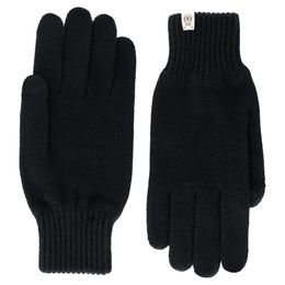 Roeckl Full Finger Gloves 'FEINSTRICK TOUCH' male Black size 8.5