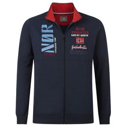 Jan Vanderstorm Sweatjacke ' Tjarke ' Herren Größe L dunkelblau