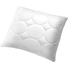 Kopfkissen Beco "NEUHEIT Kissenparade 40x80 & 80x80 cm erhältlich", weiß, B:80cm L:80cm, 100% Polyester, Kopfkissen, Kissen für Rückenschläfer, Seitenschläfer, Made in Germany