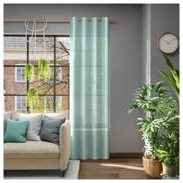 Neutex for you! Vorhang NEUTEX FOR YOU "Libre-ECO" Gr. 1, grün (salbei), B:142cm H:245cm, Jacquard, Polyester, Gardinen