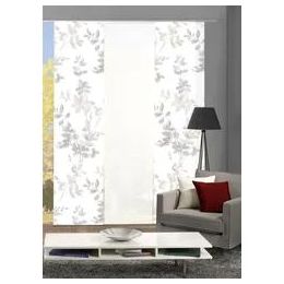 Schiebegardine Home Wohnideen "3er SET" Gr. 1, beige (sand), B:60cm H:245cm, Polyester, Gardinen, Schiebevorhang Digidruck 3er Set AYLA