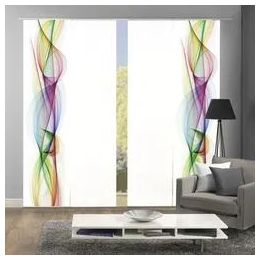 Schiebegardine Home Wohnideen "BOLGE", bunt, B:60cm H:245cm, Polyester, Gardinen, DIGITALDRUCK