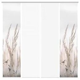 Schiebegardine Vision S "RELVA", beige (natur), B:60cm H:260cm, Polyester, Gardinen, DIGITALDRUCK