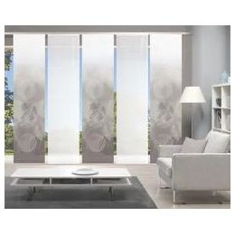 Schiebegardine Vision S "CIRCO", grau (taupe), B:60cm H:260cm, Polyester, Gardinen, DIGITALDRUCK