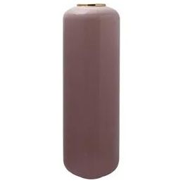 Bodenvase Kayoom "Bodenvase Art Deco 215", rosa (altrose, goldfarben), B:30cm H:91cm T:30cm Ø:30cm, Vasen
