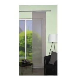 Schiebegardine Home Wohnideen "ERGIN" Gr. 1, grau (stein), B:60cm H:245cm, Polyester, Gardinen, HxB: 245x60, Schiebevorhang Bambusoptik versteift