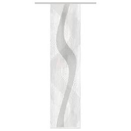 Schiebegardine Vision S "VALESI" Gr. 1, grau, B:60cm H:260cm, Polyester, Gardinen, HxB: 260x60, Schiebevorhang Bambus-Optik Digitaldruck