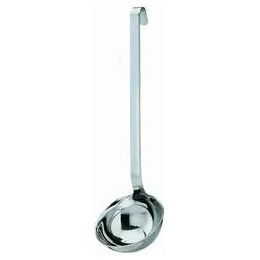 Rösle Schöpflöffel RÖSLE, silber (edelstahlfarben), Ø:8,5cm, Edelstahl 18/10, Kochlöffel, Schöpfkelle mit Hakengriff, Edelstahl 18/10, spülmaschinengeeignet