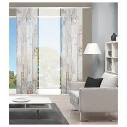 Schiebegardine Vision "LIZZA" Gr. 1, beige (naturfarben), B:60cm H:260cm, Polyester, Gardinen, SET,SCHIEBEVORHANG,BAMBUS,DIGITALDRUCK