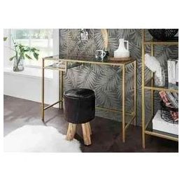 Sideboard PAROLI, gold, B:100cm H:74cm T:36cm, Sideboards, Grauglas