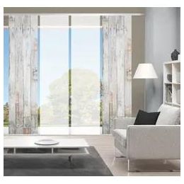Schiebegardine Vision "LIZZA" Gr. 1, beige (naturfarben), B:60cm H:260cm, Polyester, Gardinen, SET,SCHIEBEVORHANG,BAMBUS,DIGITALDRUCK