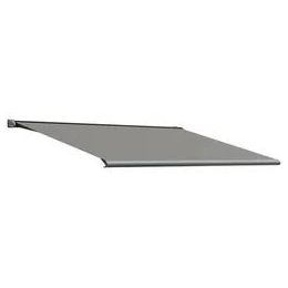 Kassettenmarkise Wismar "S-Compact", grau (dunkelgrau), B:550cm H:19cm, Polyacryl, Markisen