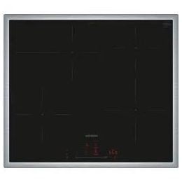 Siemens Induktions-Kochfeld "EH645HFB1E", schwarz, B:58,3cm H:5,5cm T:51,3cm, Kochfelder