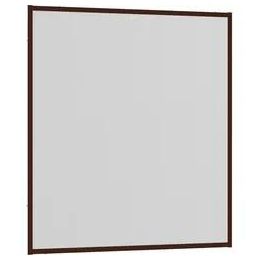 Insektenschutz-Fensterrahmen Hecht INTERNATIONAL "MASTER SLIM", braun (rahmen: braun gewebe: anthrazit), B:130cm H:150cm, Insektenschutzgitter