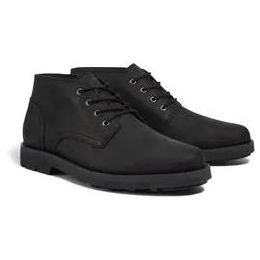 Schnürboots Timberland "ALDEN BROOK MID LACE UP WATERPROOF CHUKKA BOOT", Gr. 42, schwarz (jet schwarz), Leder, Schuhe, Winterstiefel, Schnürstiefel, Winterschuhe, wasserdicht