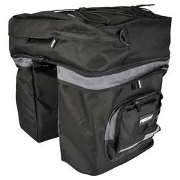 Fahrradtasche Fischer FAHRRAD, schwarz, Taschen, B/H/T: 47cm x 40cm x 6cm, Polyester, B:47cm H:40cm T:6cm