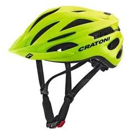 Mountainbikehelm Cratoni "MTB-Fahrradhelm Pacer" Gr. 54, gr&uuml;n (lime matt), Helme, 54/58 Kopfumfang: 54cm - 58cm