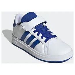 Sneaker Adidas SPORTSWEAR "GRAND COURT 2.0 KIDS", Gr. 34, schwarz (ftwwht, royblu, cschwarz), Synthetik, sportlich, Schuhe, Design auf den Spuren des Adidas Superstar