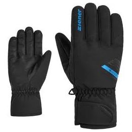 Skihandschuhe Ziener "ZI-1726 GTX", Herren, Gr. XL, schwarz.persian blau, Obermaterial: 100% Polyester; Innenhand: 100% Polyester; Futter: 100% Polyester; Wattierung: 100% Polyester, Handschuhe