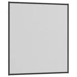 Insektenschutz-Fensterrahmen Hecht INTERNATIONAL "MASTER SLIM", grau (rahmen: anthrazit gewebe: anthrazit), B:130cm H:150cm, Insektenschutzgitter