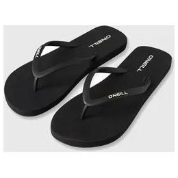 O`Neill Zehentrenner O'NEILL "PROFILE SMALL LOGO SANDALS", Gr. 39, schwarz (schwarz out), Synthetik, Schuhe