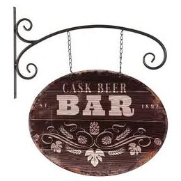 Metallbild AMBIENTE HAUS "Pub Schild 48cm", bunt (farbe bild(er): bunt), B:48cm H:54cm T:10cm, Blech, Bilder