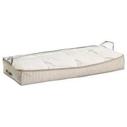 Aufbewahrungstasche zeller PRESENT "Stripes", beige (natur), B:46cm H:15cm T:104cm, Polypropylen, Taschen, Vlies, beige