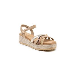 Foreverfolie Sandaletten in Khaki - 69% | Gr&ouml;&szlig;e 40 | Damen-sandalen