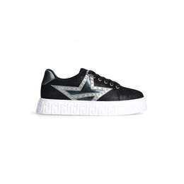 Liu Jo Leder-Sneakers in Schwarz - 74% | Gr&ouml;&szlig;e 38 | Damen-sneakers