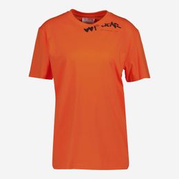 OOF Wear Orangefarbenes T-Shirt mit Logo