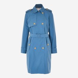 Hellblauer Trenchcoat