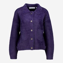 Rino & Pelle Lilafarbene Bomberjacke mit Kragen