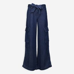 7 For All Mankind Dunkelblaue Cargo-Jeans