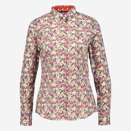 GANESH Mehrfarbige Hemdbluse aus Liberty-Stoff mit Blumenmuster