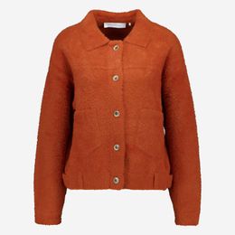 Rino & Pelle Braunes Shacket mit langen Fasern