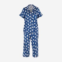 Rene Rofe Dunkelblaues Pyjamaset aus T-Shirt und Hose