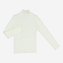 Elisabetta Franchi Cremefarbener Rollkragenpullover